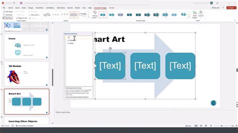 How To Use Smartart In A Presentation In Powerpoint 2021 For Microsoft 365 Youtube