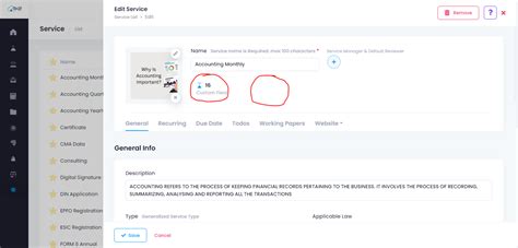 Service List Show All Customfield When Click On Customfield Count On