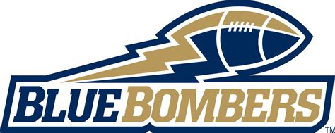 Winnipeg Blue Bombers Logo Wordmark Logo Canadian Football League