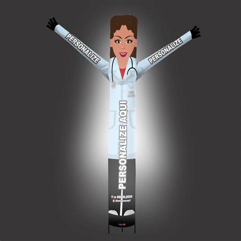 Bonecão De Posto 3m Com Turbina De Led Personalizado