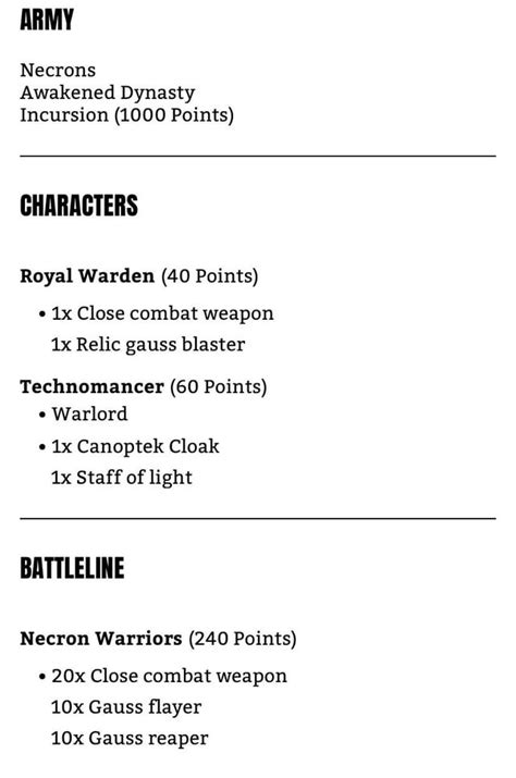 First Army Advice Rwarhammer