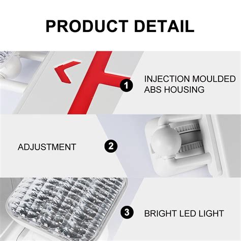 Home With Battery Backup LED Emergency Exit Light Grandado