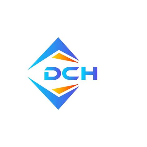 Dch Abstract Technology Logo Design On White Background Dch Creative Initials Letter Logo