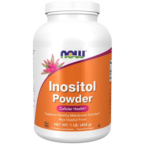 Now Inositol Cellular Health Supports Healthy Membrane Function Myo