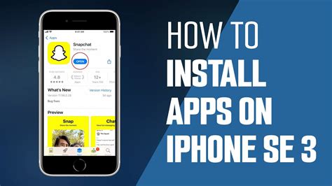 How To Install Uninstall Apps On Iphone Se 3 Youtube