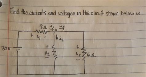 Solved Solve For I1 I2 I3 Using Current Law Ohms Law Chegg Com