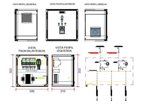 Electric Board In Autocad Cad Download 521 85 Kb Bibliocad