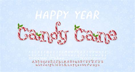 새해 사탕 지팡이 포스터 웹 사이트 전단지에 대한 재미있는 귀여운 배경 겨우살이 장식만화 알파벳 캔디 케인에 대한 스톡 벡터 아트 및 기타 이미지 Istock