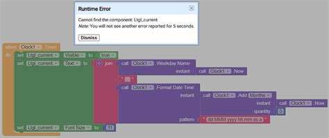 Ive Got A Runtime Error Cannot Find The Component Discuss Kodular