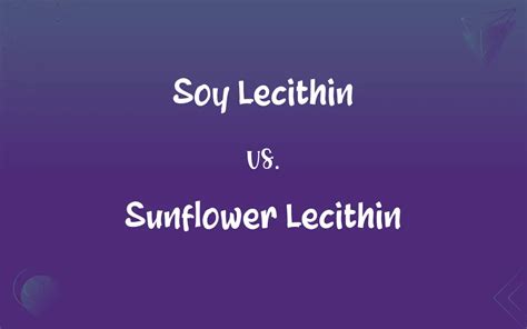 Soy Lecithin Vs Sunflower Lecithin Whats The Difference