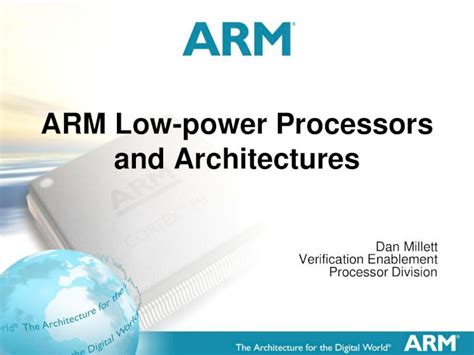 pdf arm low power processors and architectures · in of the arm