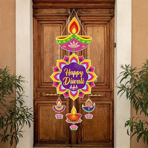 [ready Stock] Happy Diwali Festival Decor Deepavali Door Hanging