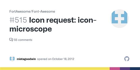 Icon Request Icon Microscope · Issue 515 · Fortawesomefont Awesome