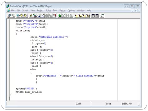 Materi Struktur Data Stack PPT