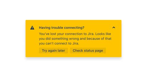 Designing Messages Warning Message Content Atlassian Design System