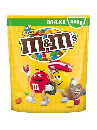 M & M's Maxi шоколадови бонбонки 440 гр, Продуктови Категории, Шоколади ...