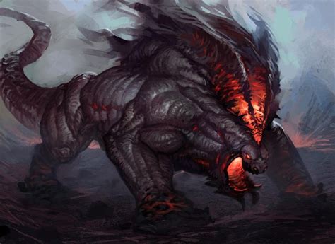 Behemoth By Der Reiko On Deviantart Art à Thème Dragon Concept Art