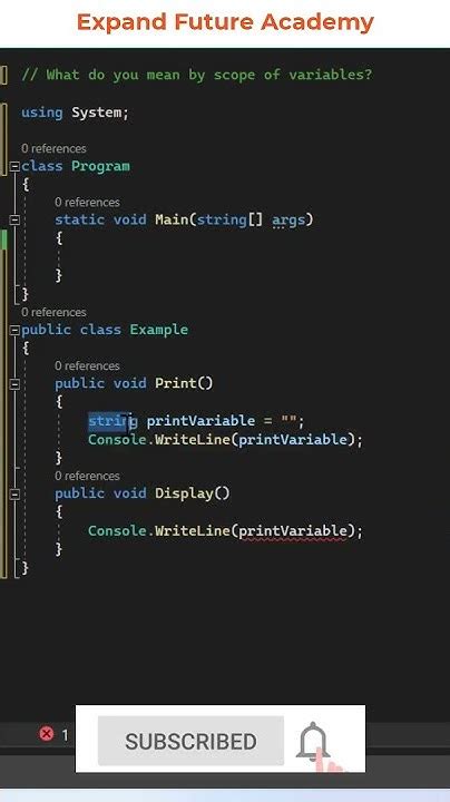 C Programmers Faq 53 What Do You Mean By Scope Of Variables