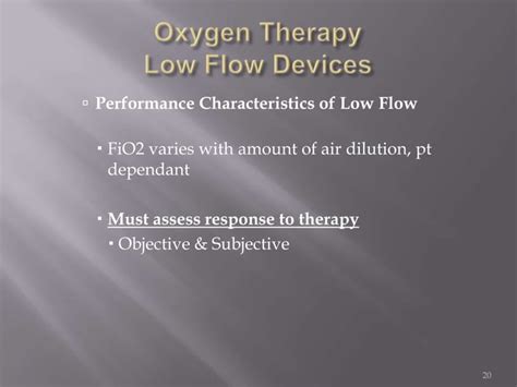 Oxygen Therapy Transport Delivery Copd Hypoxic Drive Pptx Lung And
