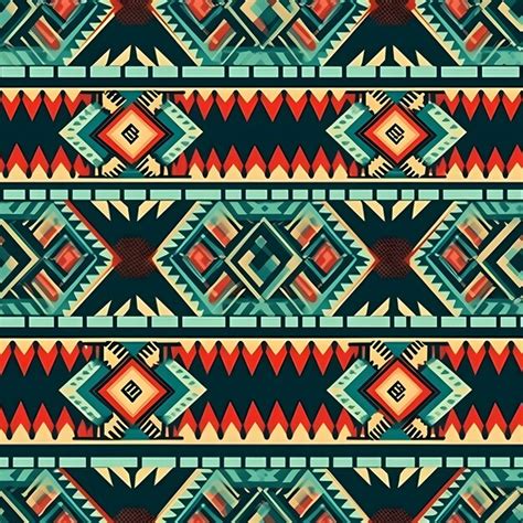 Premium Ai Image Seamless Aztec Patterns For Creative Masterpieces