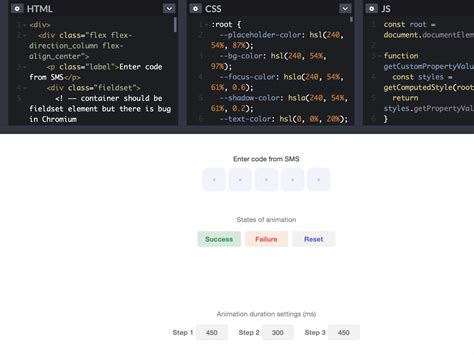 Sms Code Input Animation By Gleb Stroganov For Evil Martians On Dribbble