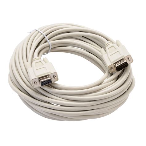 Communication Cable 9 Pin Male D Sub To 9 Pin Female D Sub 50ft Cable Length PN ATM CBL 50