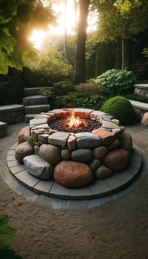Elevate Your Garden With Fire Pit Landscape Rocks For Cozy Outdoor Ambiance