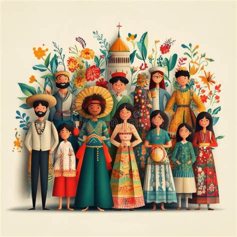 A Group Different Culture Cultural Diversity A Group Of Different