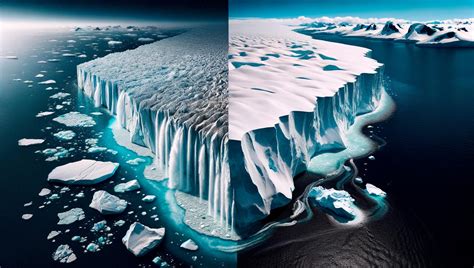 Polar Contrasts Greenland And Antarcticas Divergent Ice Melt Patterns