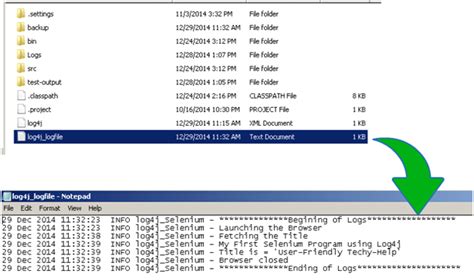 How To Use Log4j With Selenium Webdriver Automation Testing