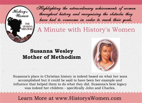 Susannah Wesley Historys Women