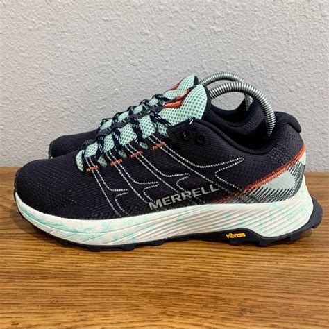 Merrell Shoes Merrell Womens Size 85 Vibram J6686 Moab Float Pro Sneaker Shoes Navy Poshmark