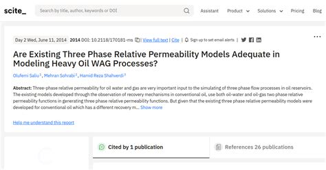 Are Existing Three Phase Relative Permeability Models Adequate In