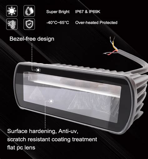 Offroad Led Small Size Led Working Light External Signal Fog Light Suv