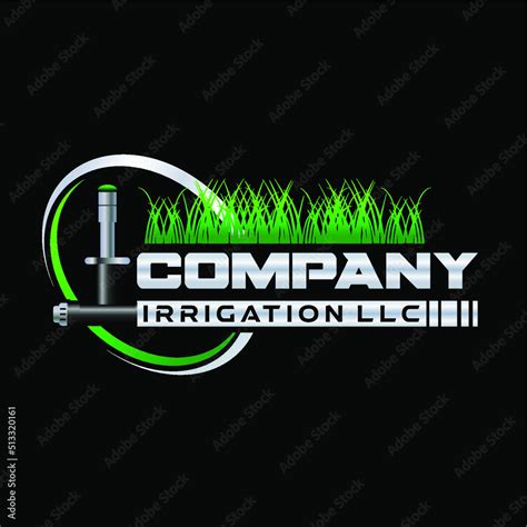 Sprinkler Irrigation Logo Irrigation Logo Vector Stock Vector Adobe