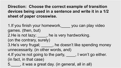 Transitional Devicespptx Lesson For 4th Quarter Pptx