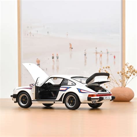 Porsche 911 Turbo 3 3 1980 White Martini 1 18 Norev