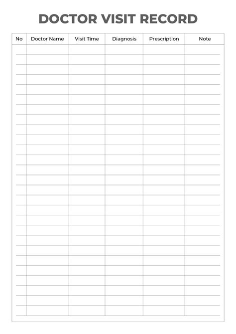 Medical Forms 10 Free Pdf Printables Artofit