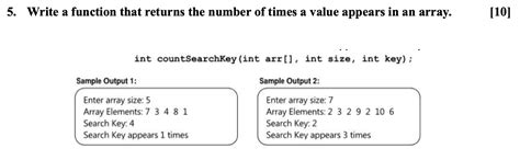Solved Write A C Program Using This Function