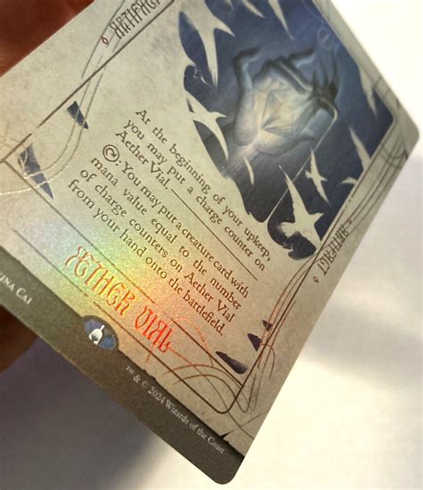 Mtg Aether Vial Rainbow Foil Secret Lair Rovina Cai 1640 Nm Ebay Uk