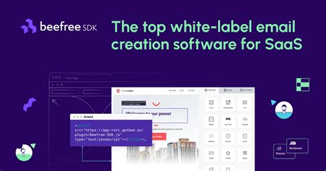 Beefree Sdk No Code White Label Email Solution