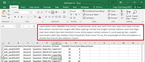 how to remove html tags inside microsoft excel