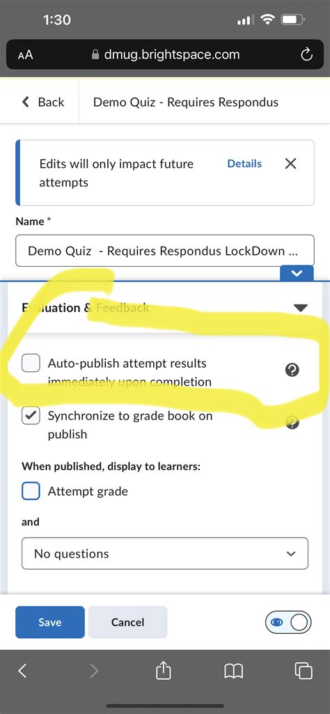 Quiz Statistics Question Stats Not Showing Result — Brightspace