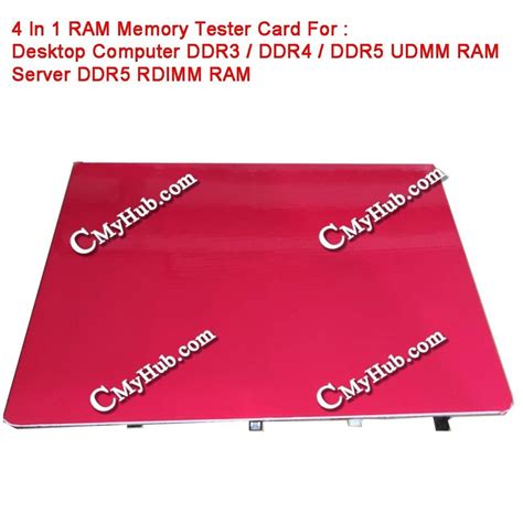 4in1 New Desktop Ddr3 Ddr4 Ddr5 And Server Ddr5 Ram Memory Diagnostic