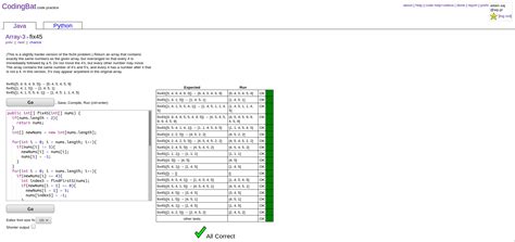 codingbat resolved adam sajewicz