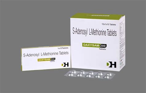 S Adenosyl L Methionine Tablets 200 Mg Daxla Healthcare Pvt Ltd At Rs