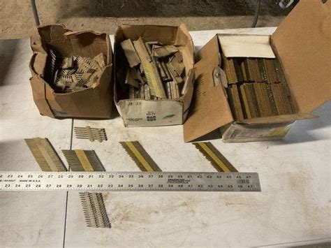 3 Boxes Assorted Nails Legacy Auction Company