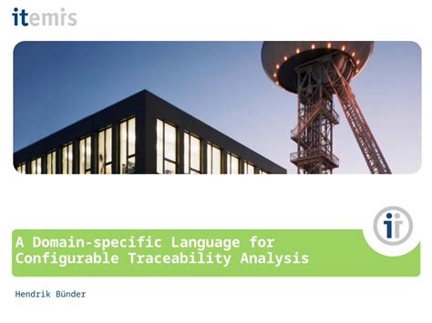 pptx a domain specific language for configurable traceability