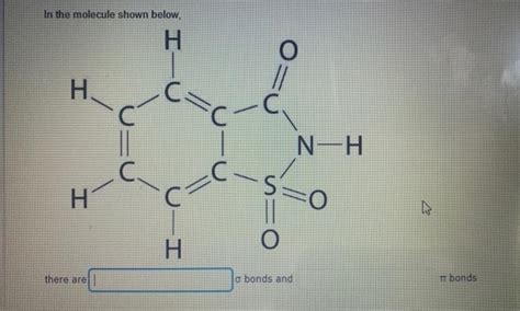 Solved In The Molecule Shown Below Chegg Com