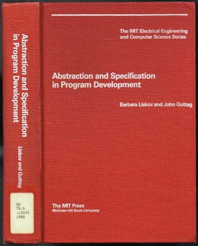 Pre Owned Abstraction And Specification In Program Development Mh Mit